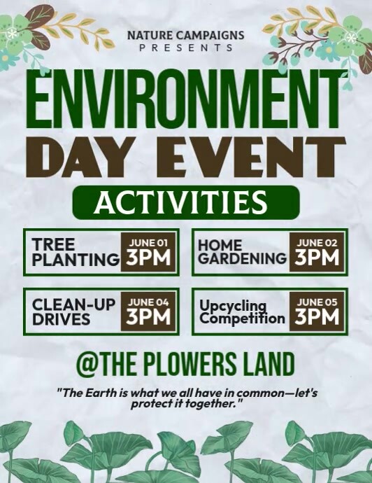 Copy of Environment Day Event | PosterMyWall