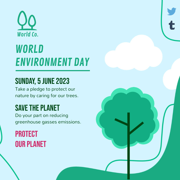 Environment Day Instagram Post Template | PosterMyWall