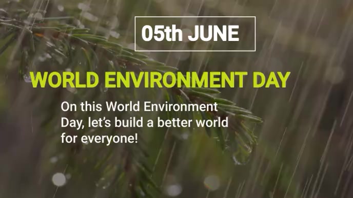 Environment day poster Template | PosterMyWall