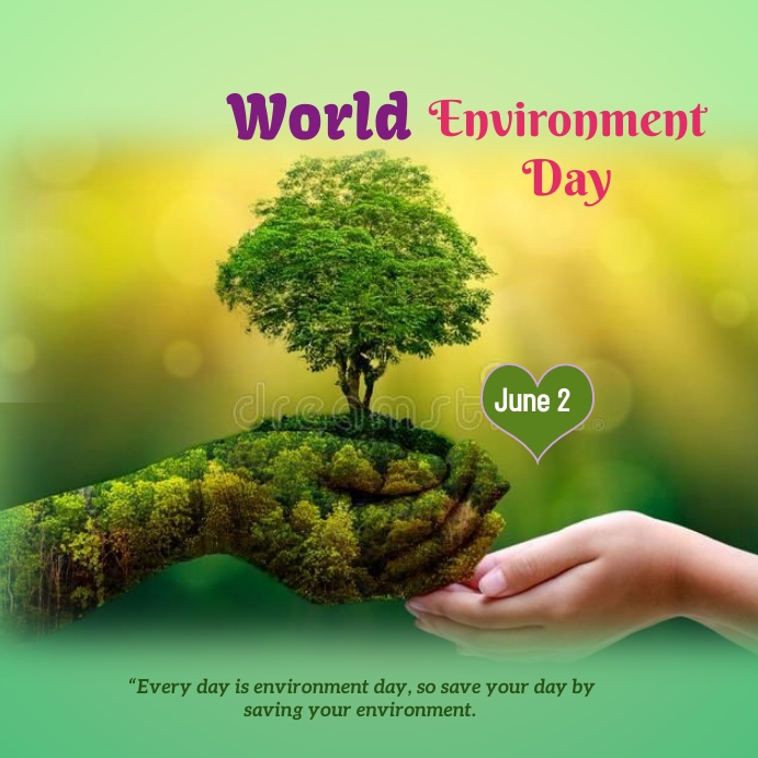 Plantilla de Environment day wish | PosterMyWall