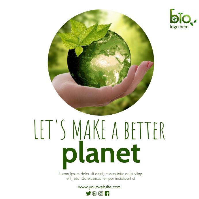 Environment Template | PosterMyWall