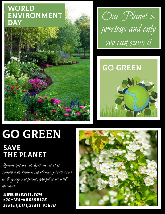 ENVIRONMENT FLYER Template | PosterMyWall