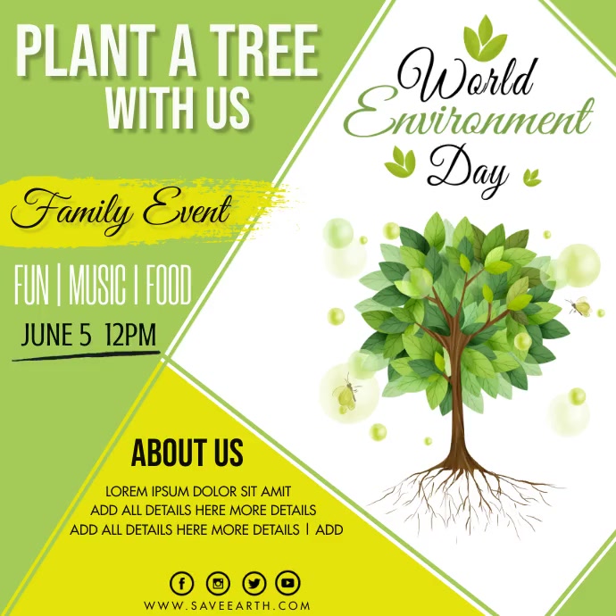 Environment Template | PosterMyWall