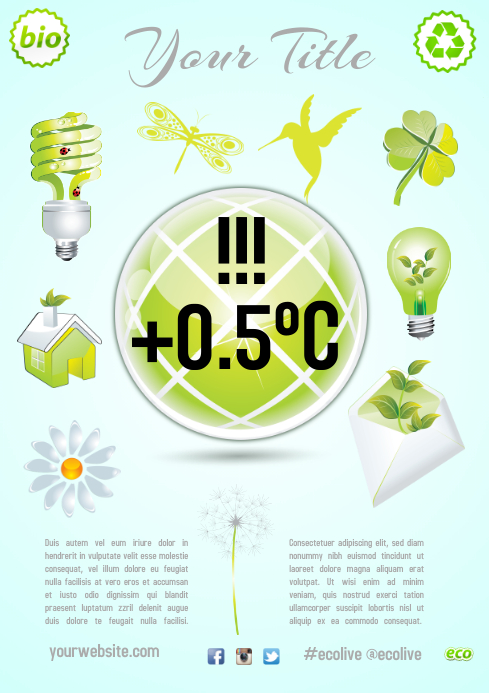 Environmental Campaign Flyer | PosterMyWall