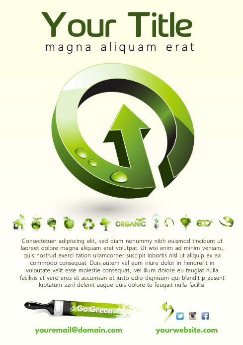 Environmental Poster Template | PosterMyWall