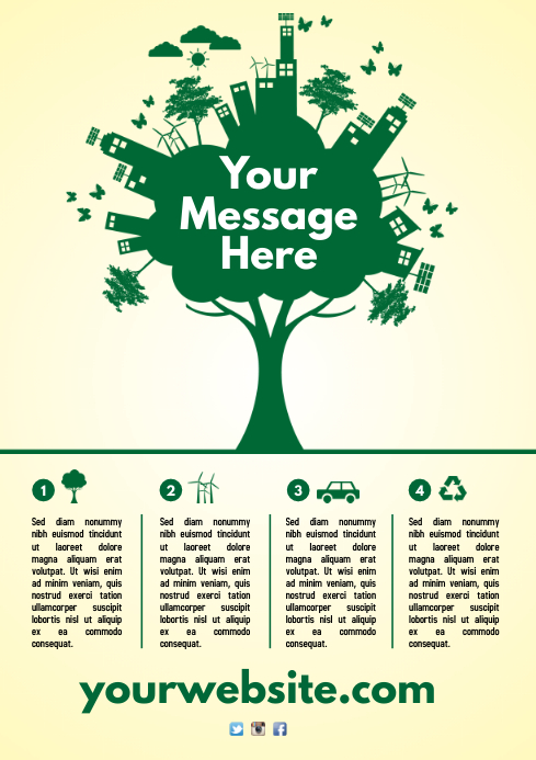 Environmental Poster Template | PosterMyWall