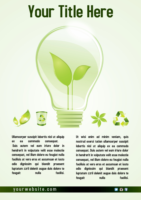 Environmental Poster Template | PosterMyWall
