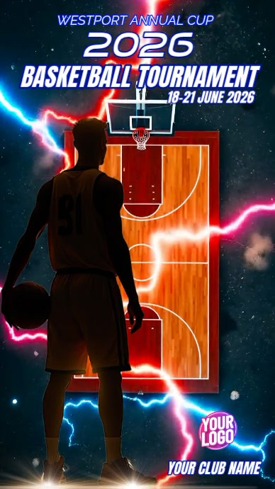 Epic Basketball Tournament Video Template | PosterMyWall