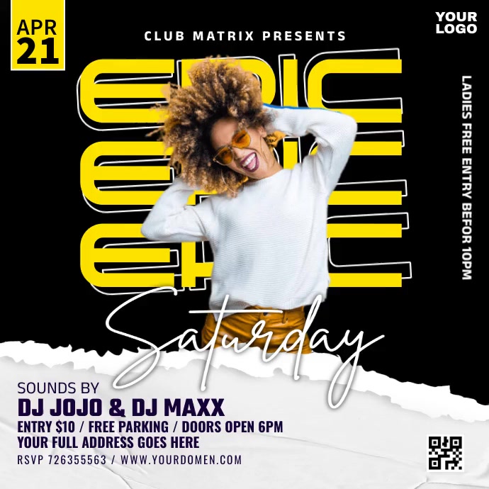 Epic saturday Template | PosterMyWall