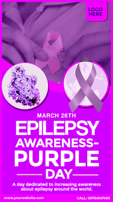 Copy of Epilepsy Awareness – Purple Day Design | PosterMyWall