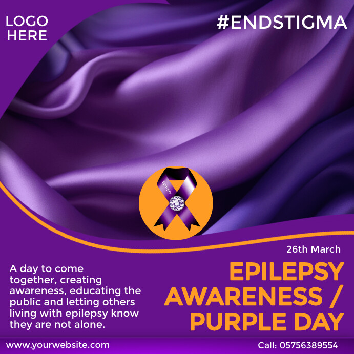 Copy of Epilepsy Awareness Month / Purple Day | PosterMyWall