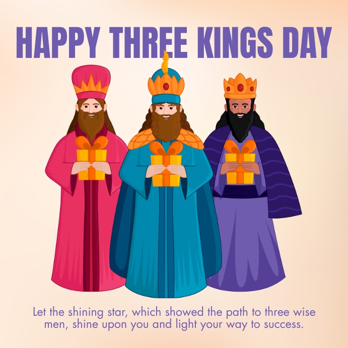 Epiphany, Three Kings Day Template | PosterMyWall