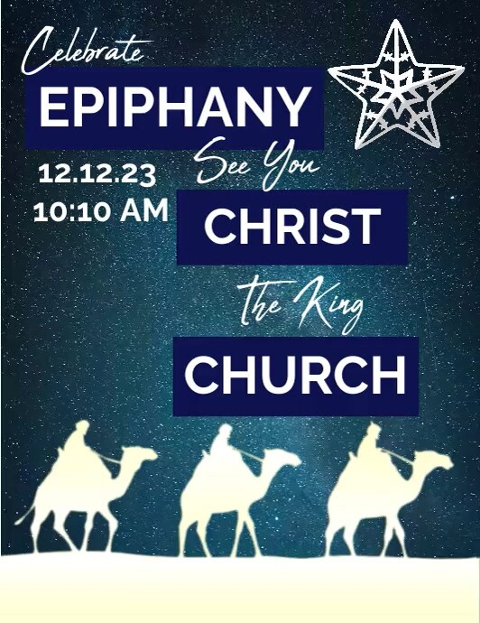 EPIPHANY 5 Template | PosterMyWall