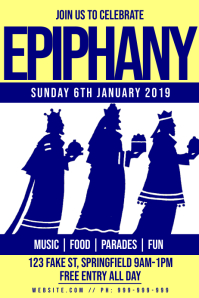 Epiphany Celebration Poster Template | PosterMyWall