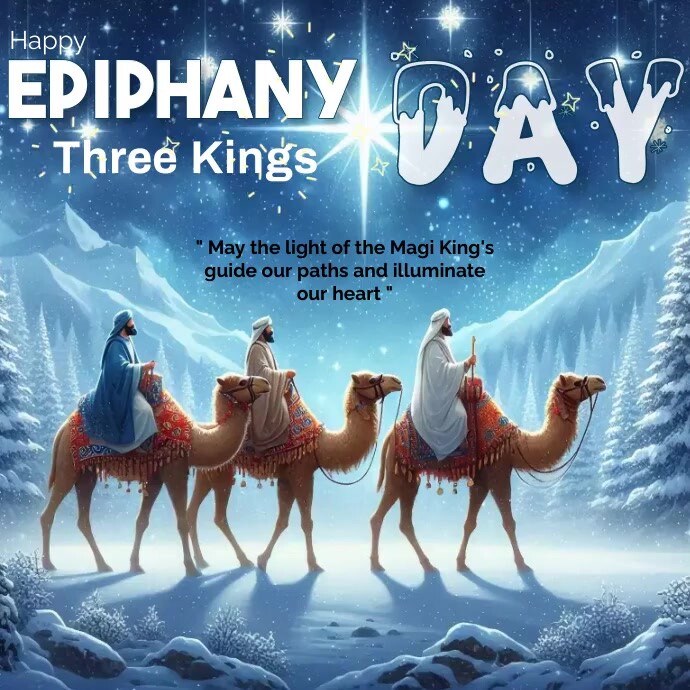 Epiphany day animated Instagram post Template | PosterMyWall