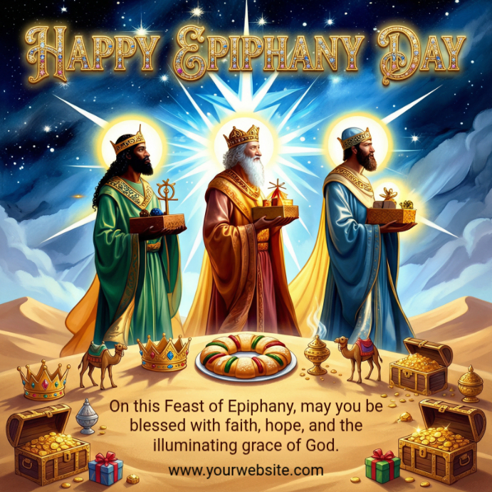 Epiphany Day Template | PosterMyWall