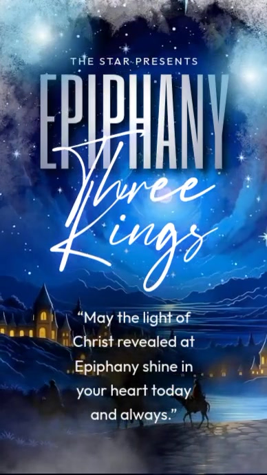 Epiphany Message Template | PosterMyWall