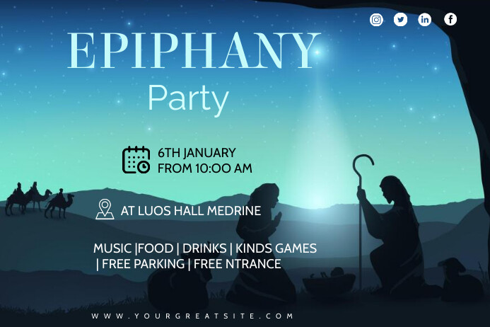 EPIPHANY POSTER Template | PosterMyWall