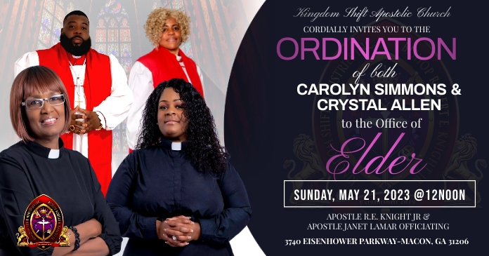 Episcopal Consecration flyer Template | PosterMyWall