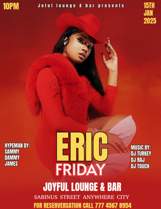 Eric friday Template | PosterMyWall