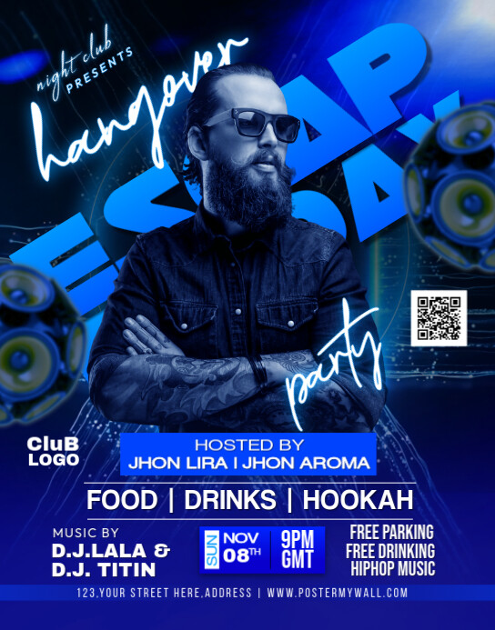 Copy of escape friday night party | PosterMyWall