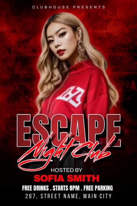 Escape Night Club Template | PosterMyWall