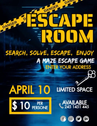 239+ Free Escape Room Poster Templates | PosterMyWall