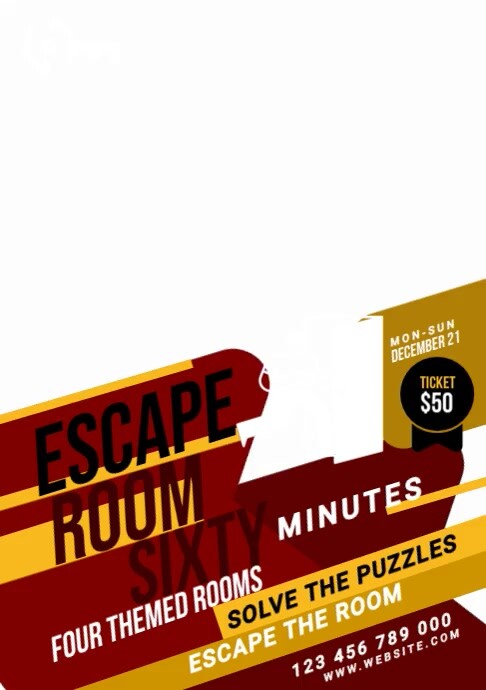 Escape Room Ad Template | PosterMyWall