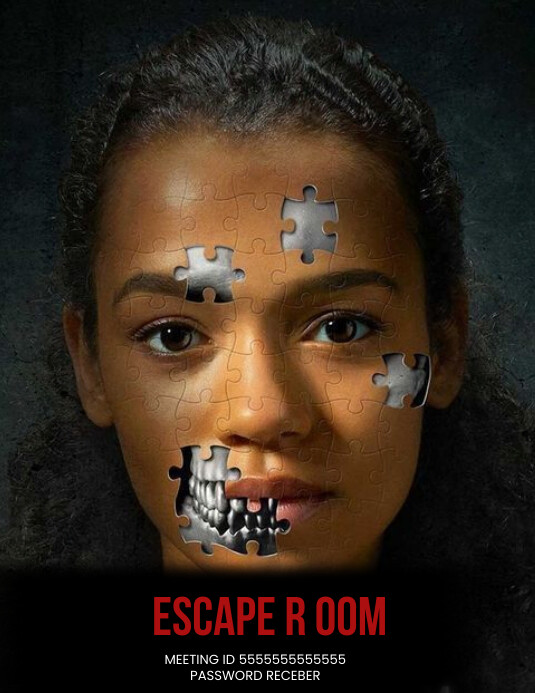 ESCAPE ROOM Template | PosterMyWall