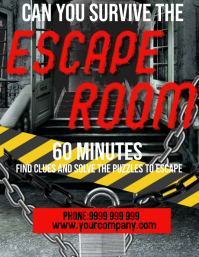 Escape Room Template | PosterMyWall