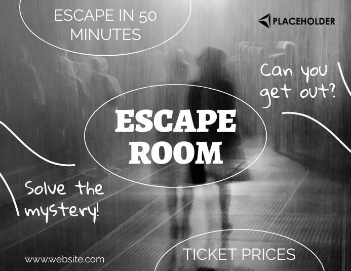 Escape Room Flyer Template | PosterMyWall