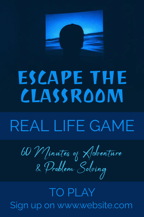 Escape Room Poster Template | PosterMyWall