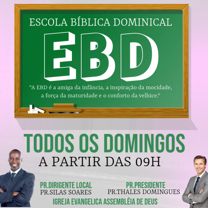 Escola Bíblica Diminical Template | PosterMyWall