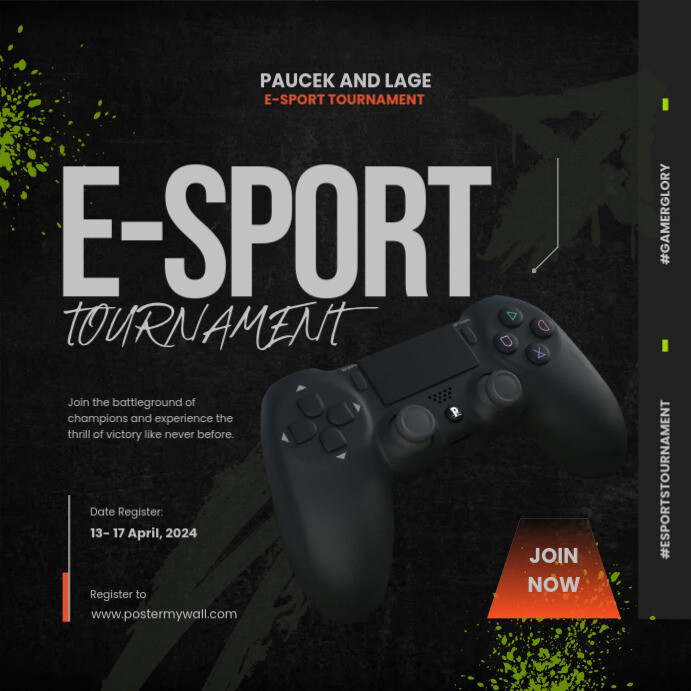 esport tournament template | PosterMyWall