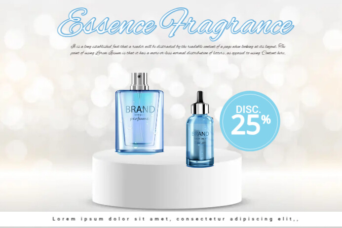 Essence Fragrance Ads Template | PosterMyWall