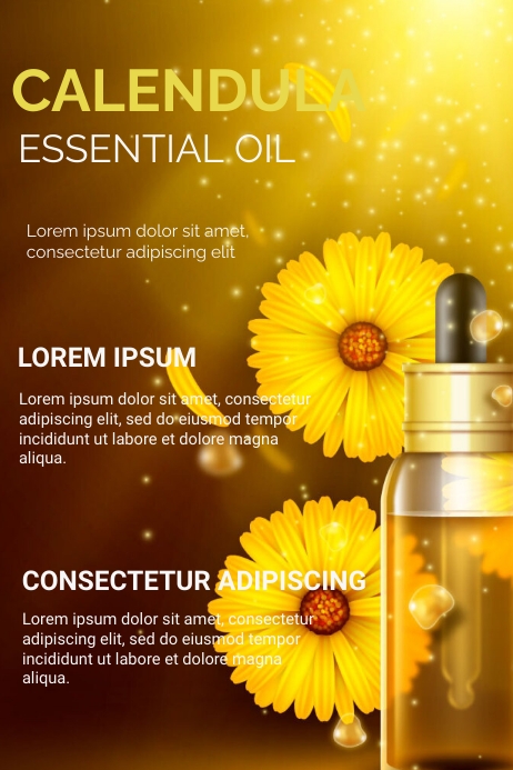 De Plantilla de Póster de Aceites Esenciales | PosterMyWall