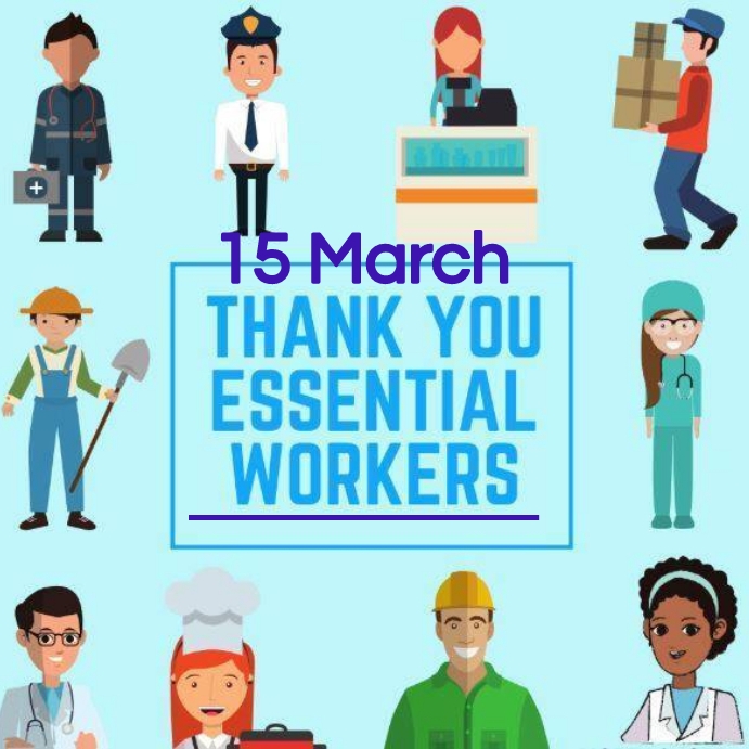 Copy of EssentiAl workrs day instagram post | PosterMyWall