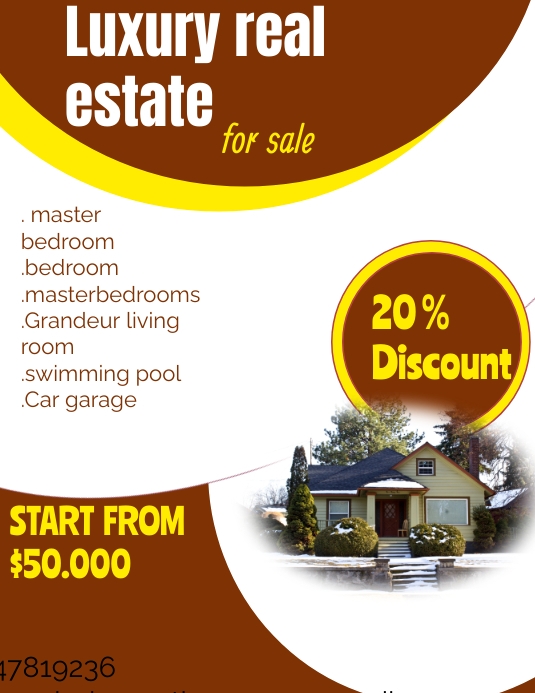 Estate Development Template | PosterMyWall