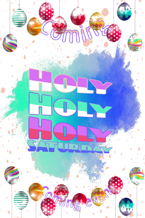 Copy of Ester joyful holy poster. | PosterMyWall