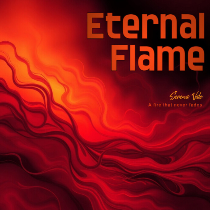 Eternal Flame – dramatic gradient music album cover Template | PosterMyWall