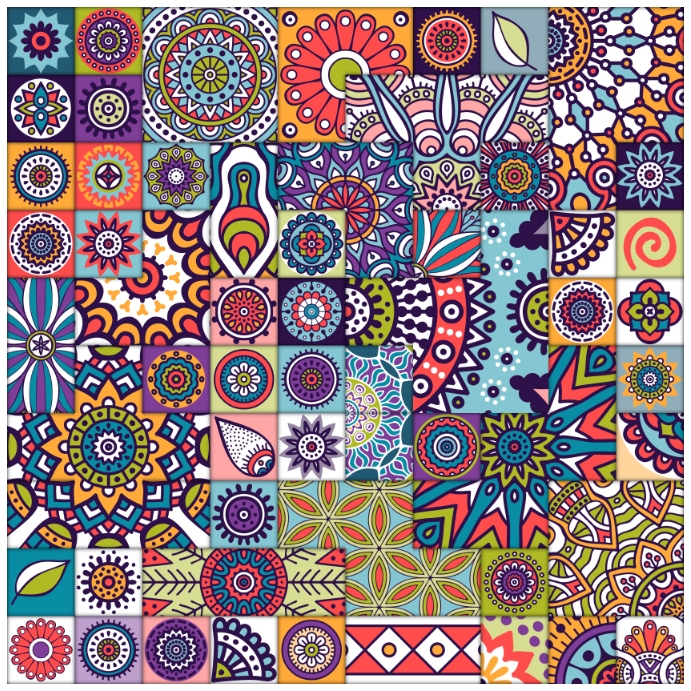 Ethnic pattern style template design | PosterMyWall