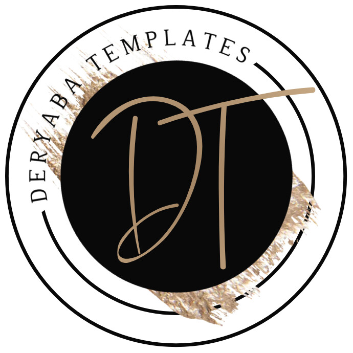 Etsy Artist Profile Circle Logo Gold Brush Template | PosterMyWall