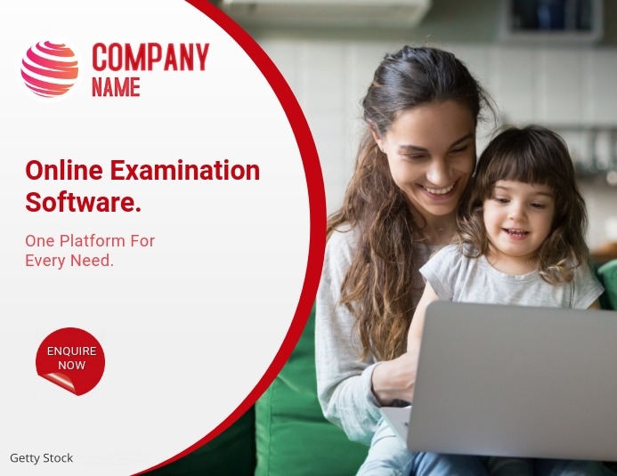 eTutor | Online Examination Flyer Template | PosterMyWall