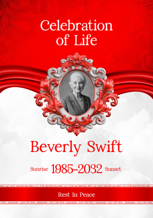 Plantilla de Eulogy cover page design template | Eulogy front cover ...