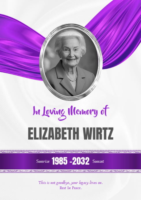 Eulogy cover page design template | Eulogy front cover design ...
