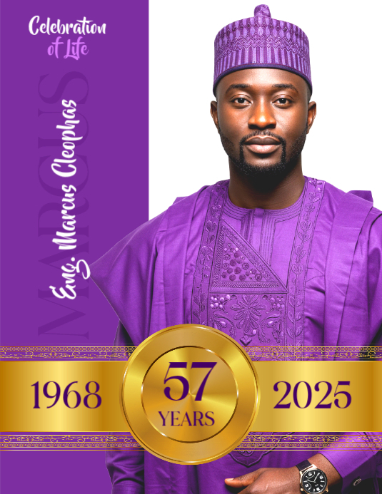 Eulogy front page design template | PosterMyWall