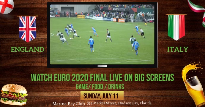 Euro 2020, Final Template | PosterMyWall