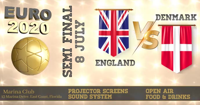 Euro 2020, Football Template | PosterMyWall