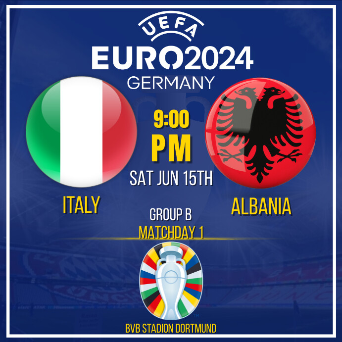 EURO 2024 Template | PosterMyWall