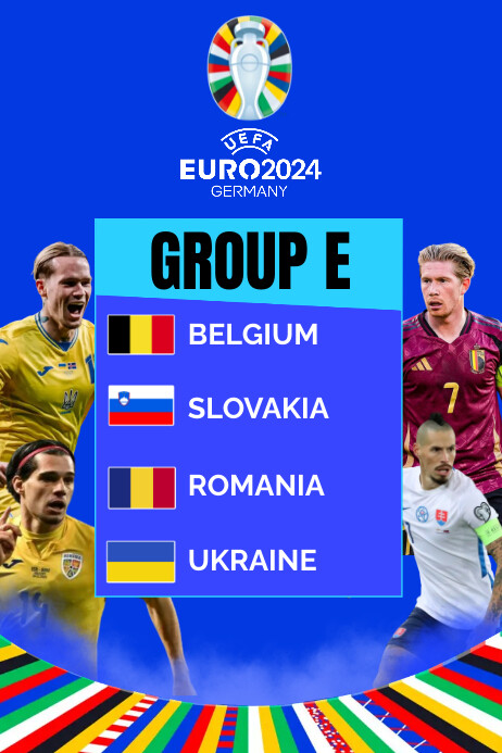 Plantilla de EURO 2024 GROUP STAGE | PosterMyWall